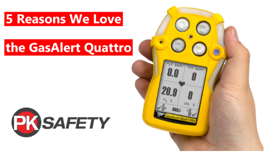 Five Reasons To Love the BW Quattro Gas Monitor – PK Safety Supply