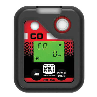 RKI CO-04 Series CO/H2 Single Gas Monitor | PK Safety